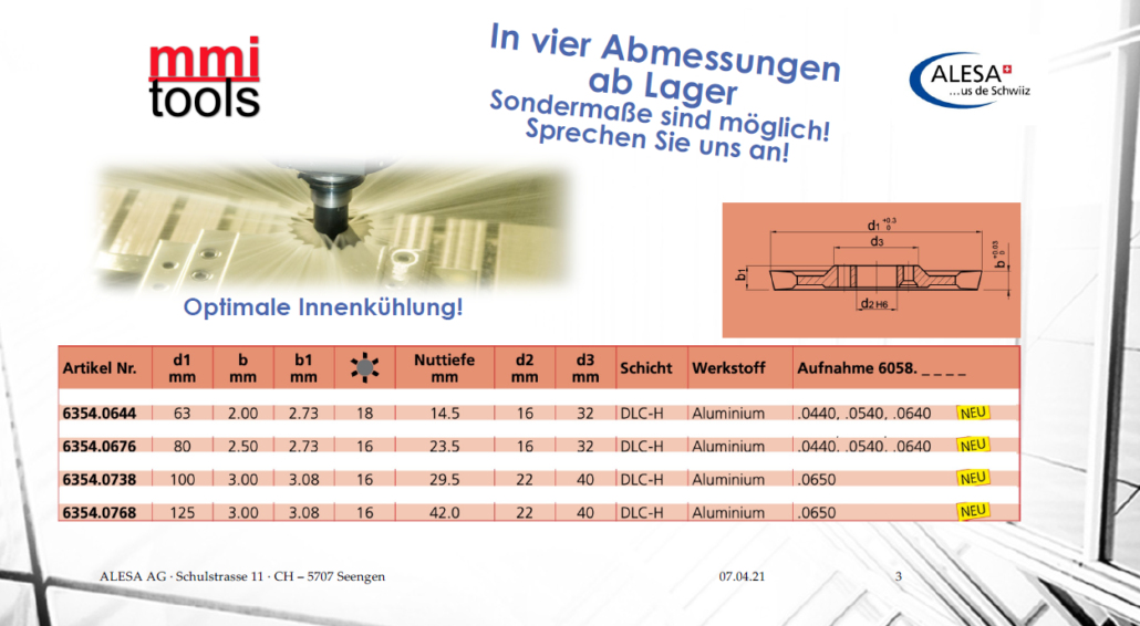 DIE Trennsäge für die Aluminiumbearbeitung – mmi tools